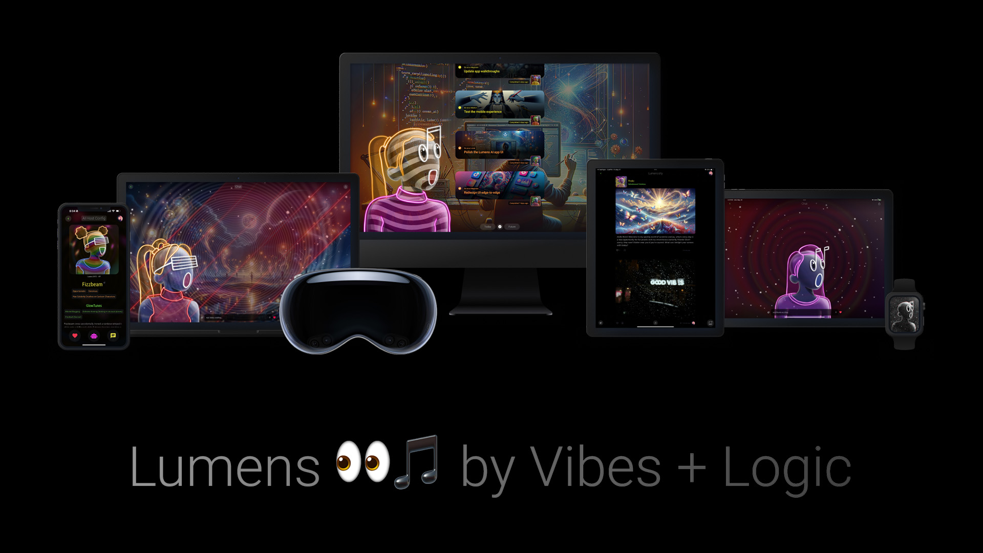 Lumens 👀🎵 AI app - Immersive AIs for Music Fans